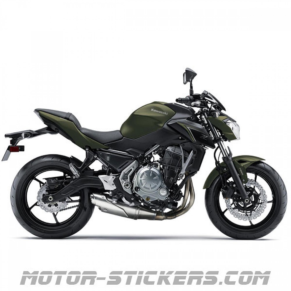 Kawasaki Z650 '17-2018 Pegatinas | Pegatinas De Motos De Calidad