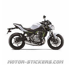 Kawasaki Z650 2017 decals