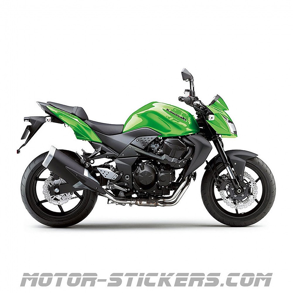 Kawasaki Z750 2011 decals