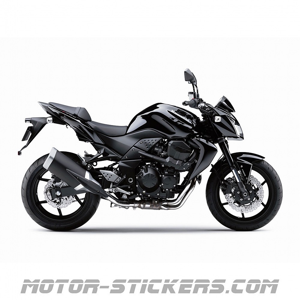 Kawasaki Z750 2012 decals