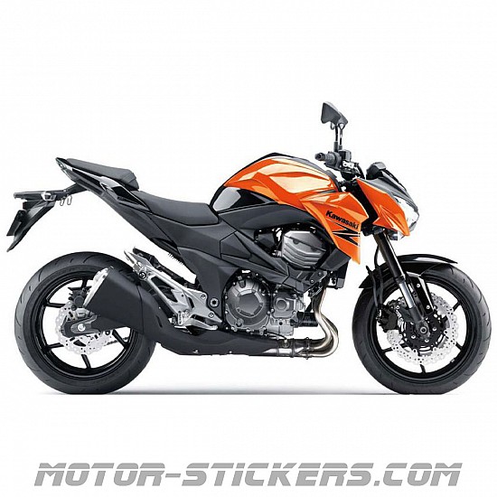 Kawasaki Z800 2013 decals