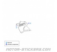 Kawasaki KLE 500 2005 decals