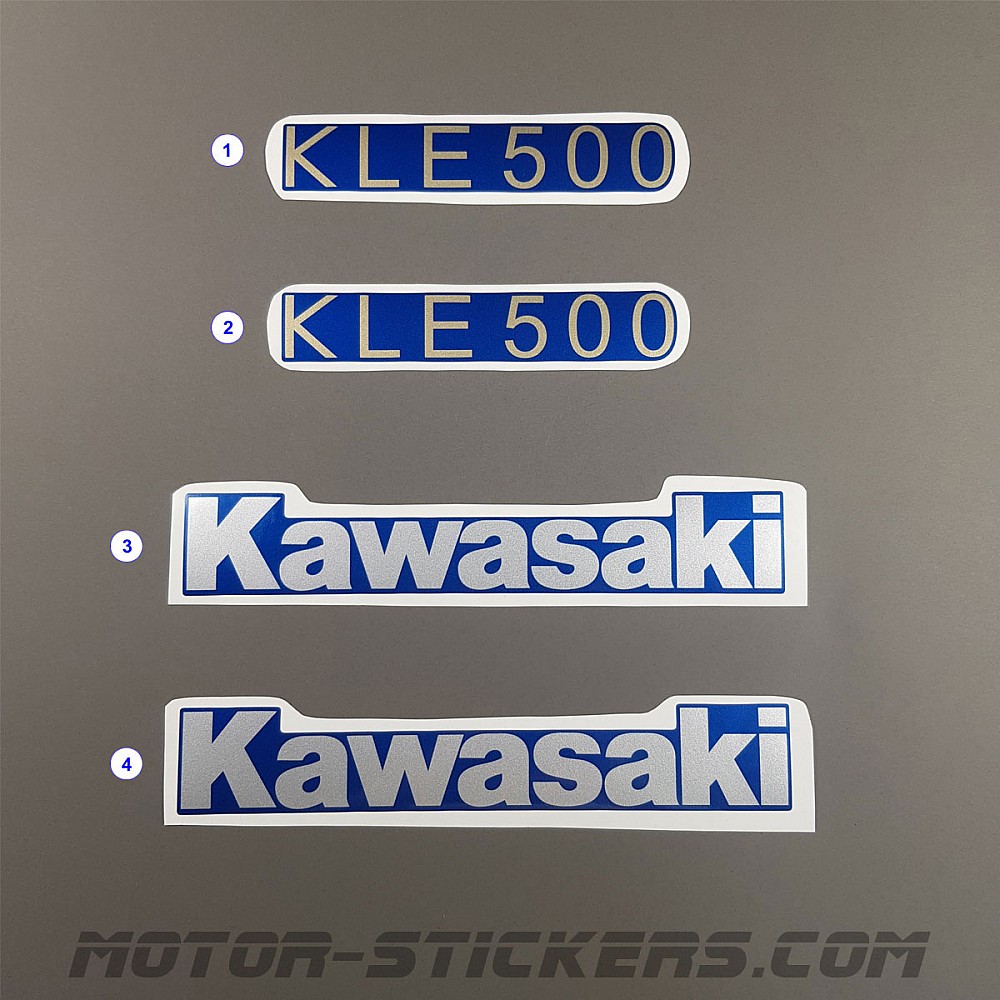 Kawasaki KLE 500 2006 autocollants