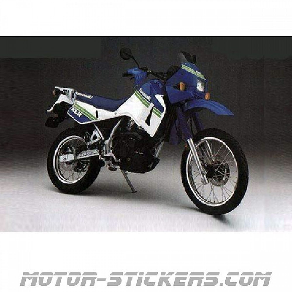 Kawasaki KLR 650 1990 decals