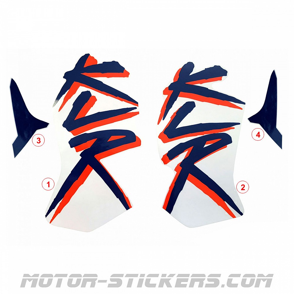 Kawasaki KLR 650C 1998 decals