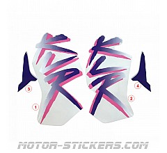 Kawasaki KLR 650 1996-1999 pegatinas