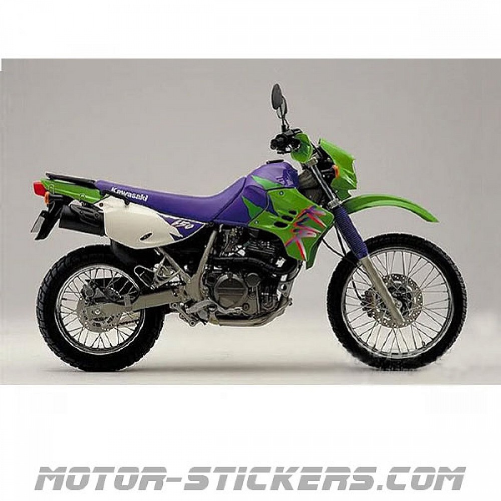 Kawasaki KLR 650 1996 decals