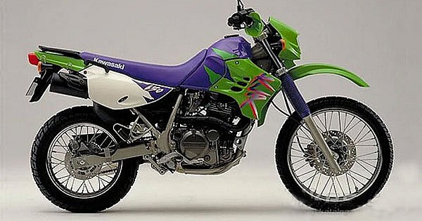 Kawasaki KLR 650 1996 decals