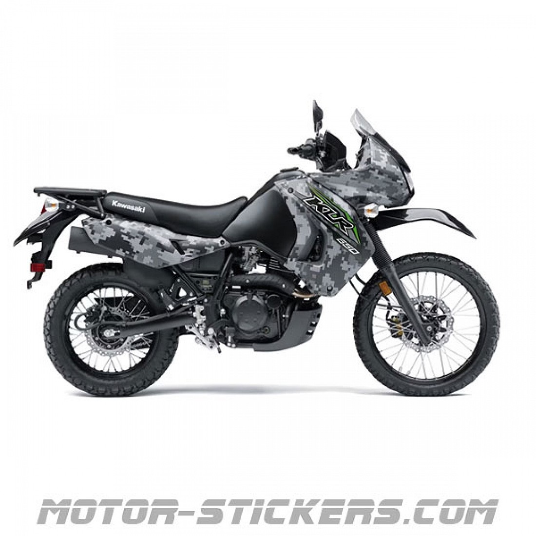 Kawasaki KLR 650 2018 pegatinas