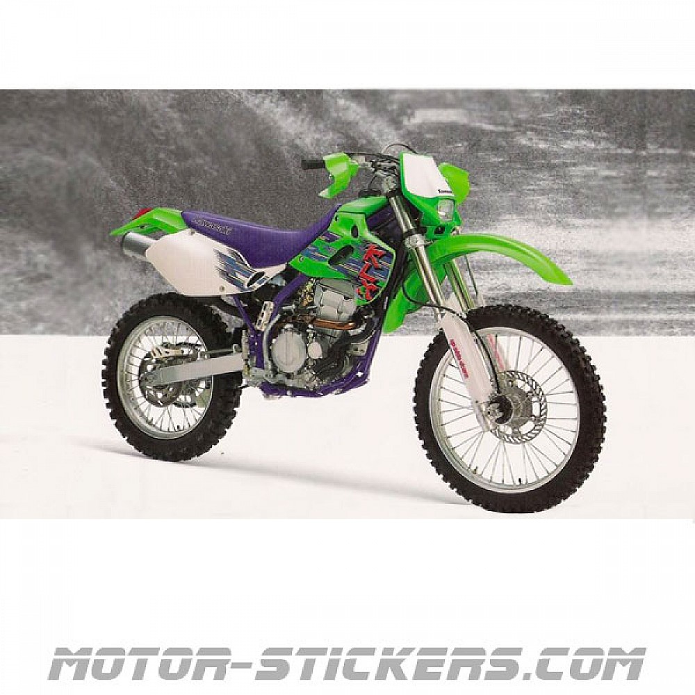 Kawasaki KLX 250 1995 autocollants