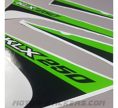 Kawasaki KLX 250 2009 decals