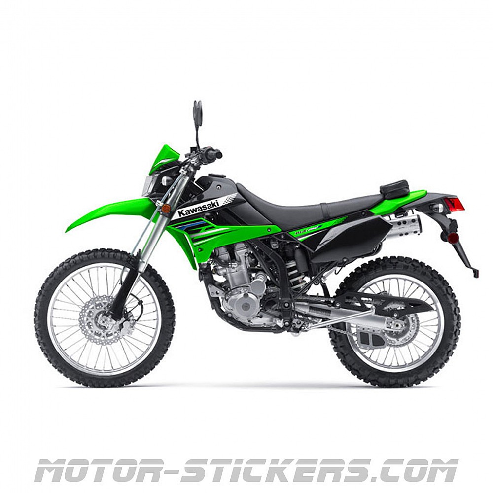 Kawasaki KLX 250 2012 decals