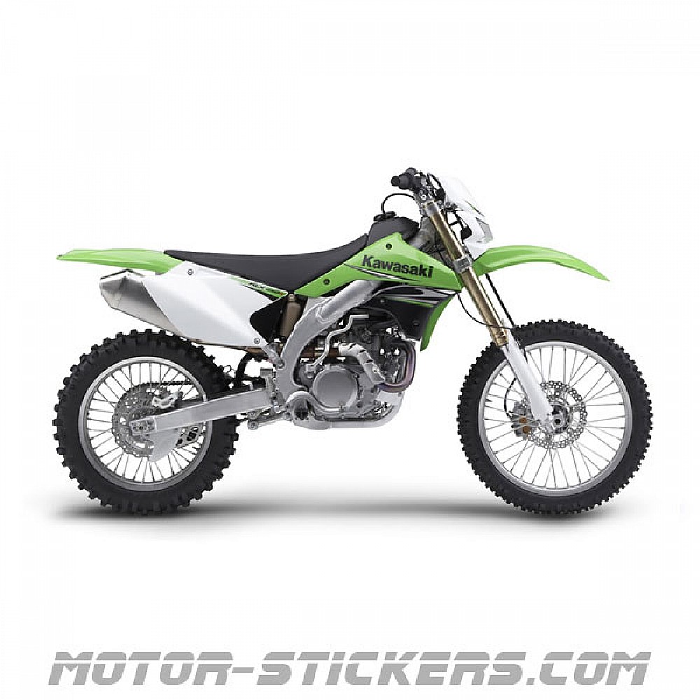 Kawasaki KLX 450R 2009 decals