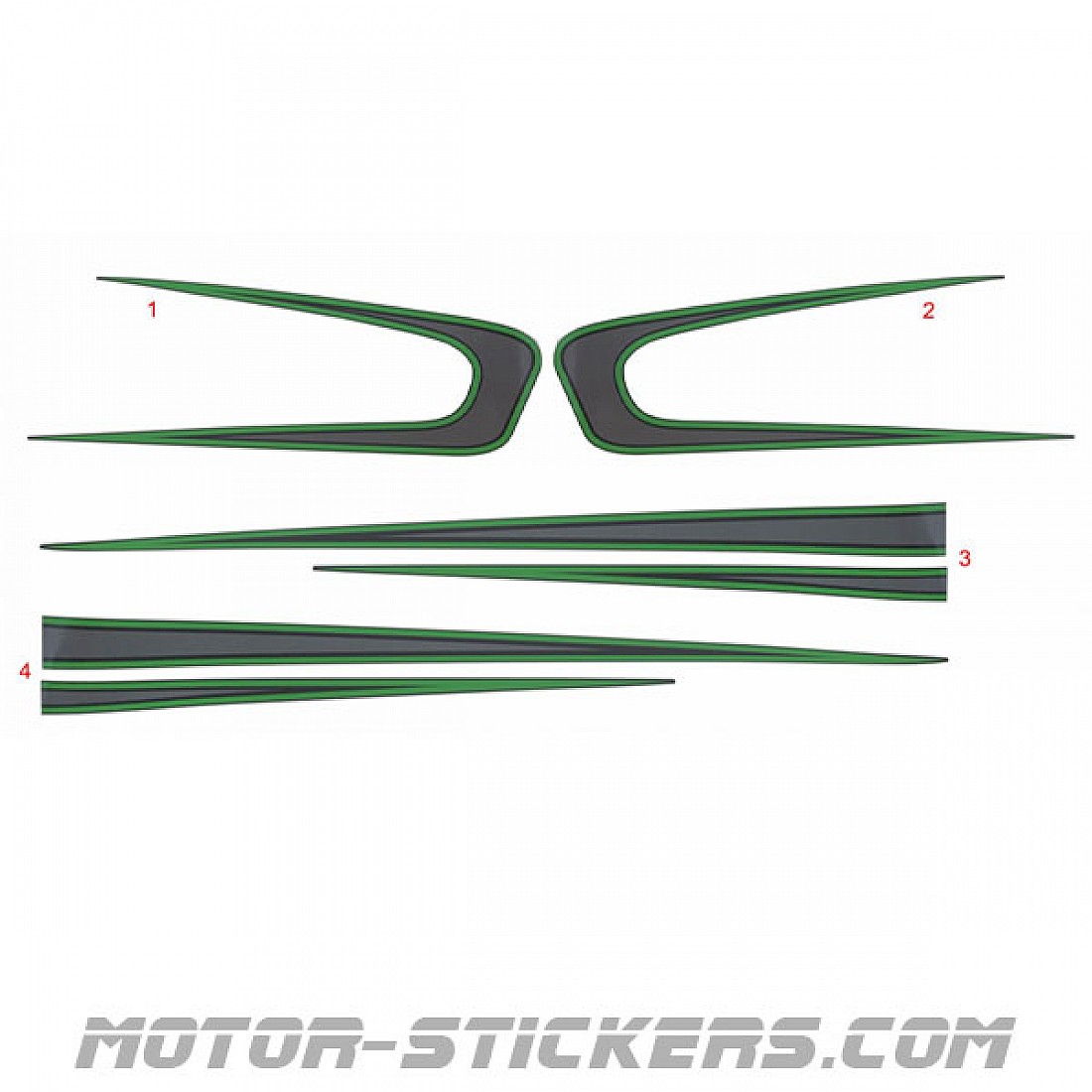 Kawasaki KV 1700 Vulcan Vaquero 2018 decals