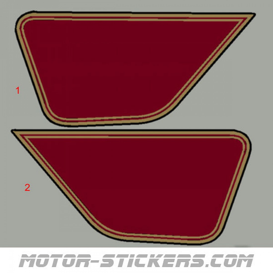 Kawasaki KZ 750 Spectre 1987 decals