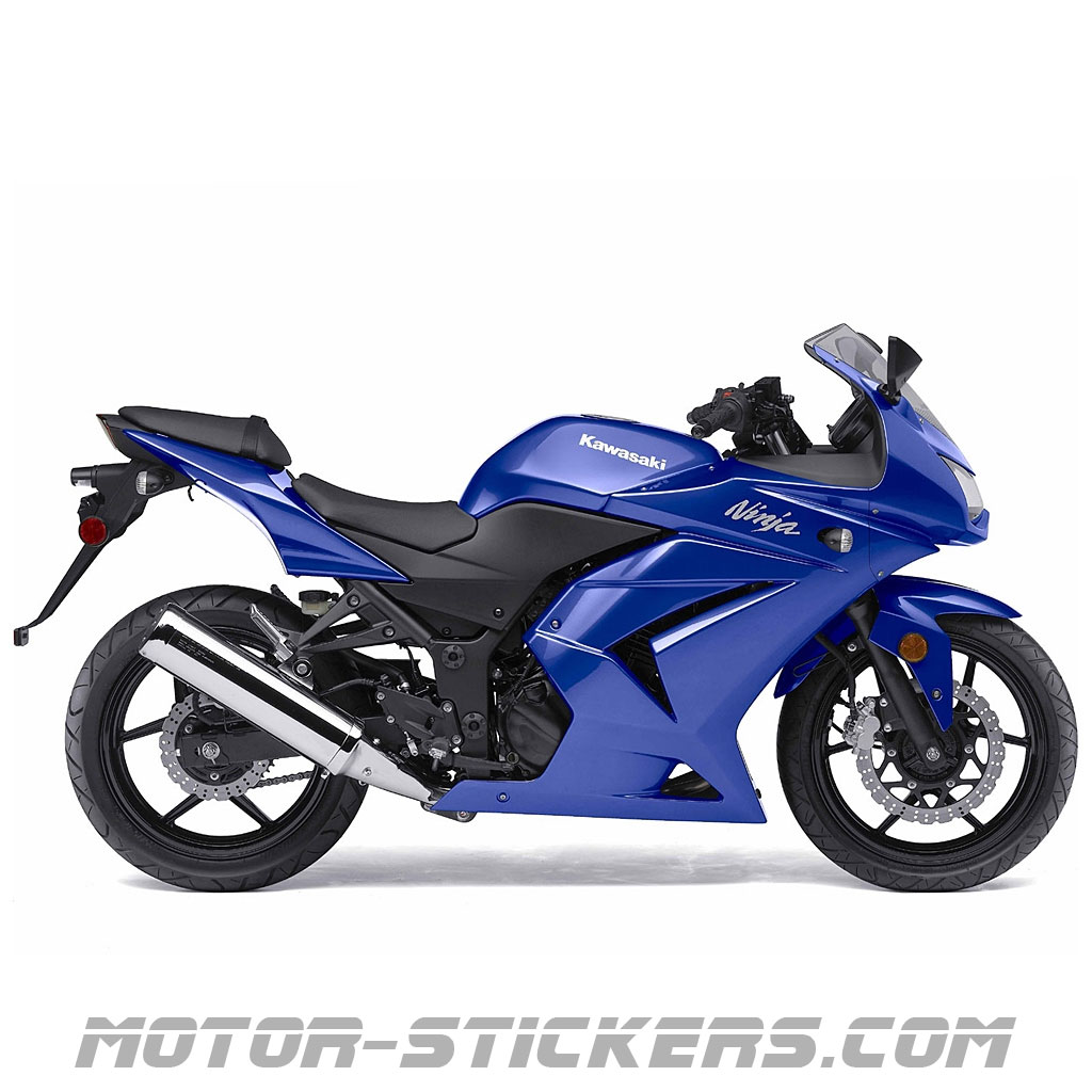 Blue Kawasaki Ninja 250r Sports Motorcycle Kawasaki Ninja ZX 4RR,