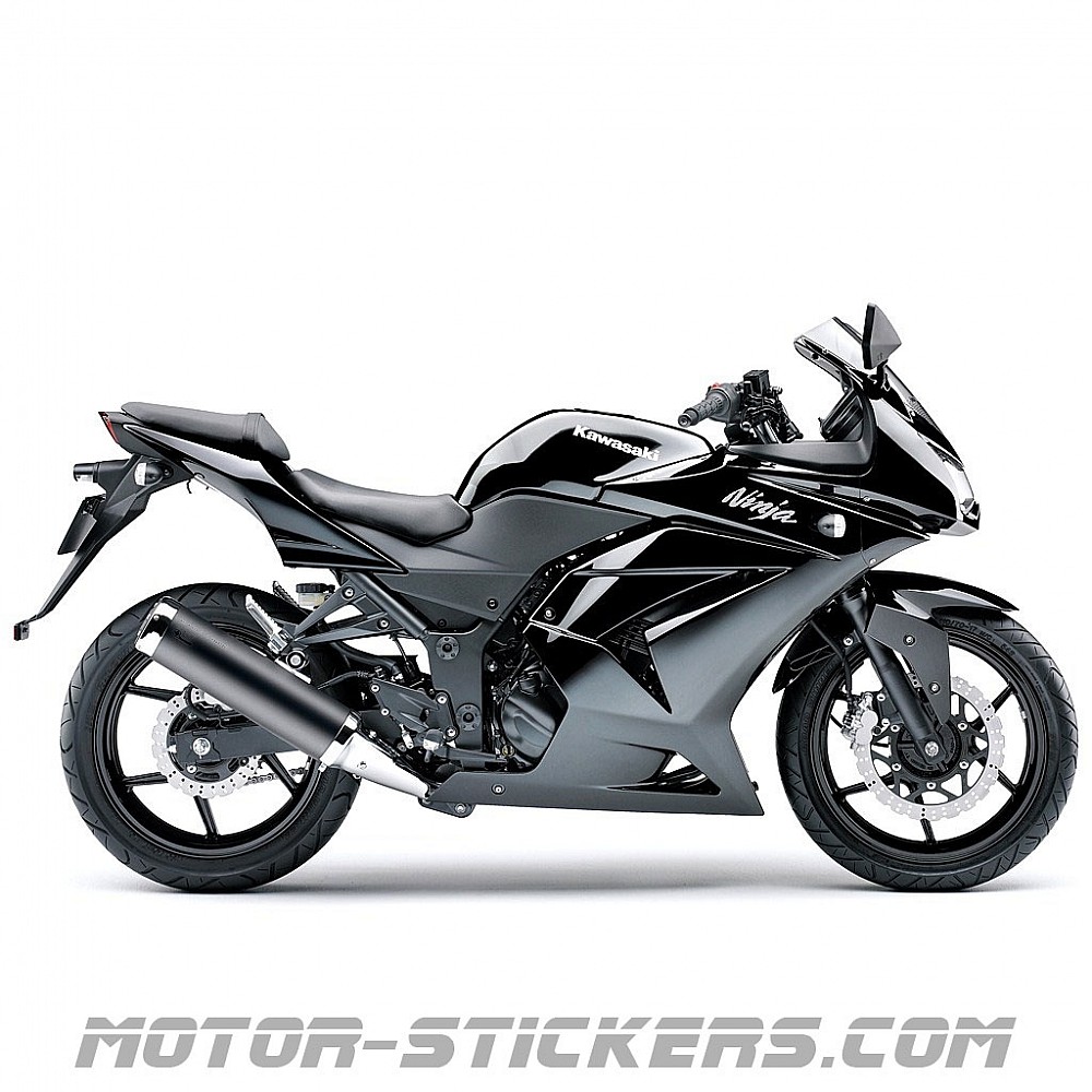 Kawasaki Ninja 250R 2010-2011 decals
