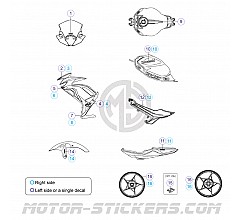 Kawasaki Ninja 650 2020 decals