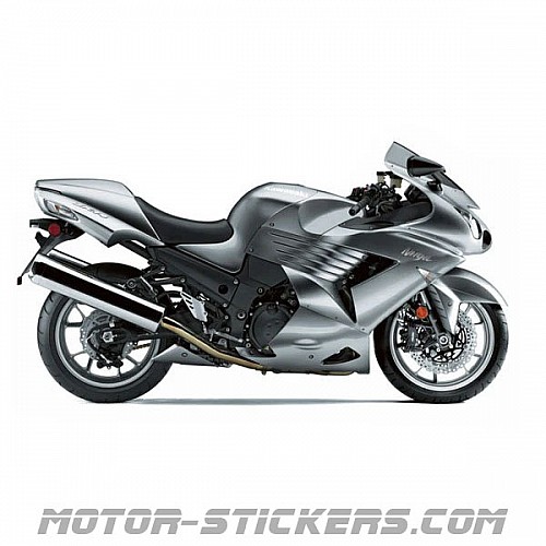 Kawasaki Ninja ZX-14 2008 decals
