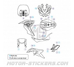 Kawasaki Versys 1000SE 2022 decals