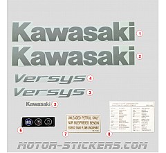 Kawasaki Versys 650 2009 decals