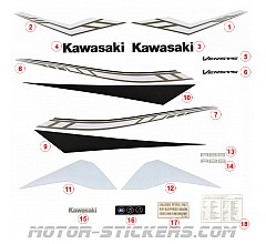 Kawasaki Versys 650 2020 decals