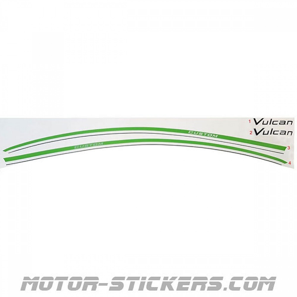 Kawasaki VN 900 Vulcan 2013 adesivi | Adesivi per moto di qualità