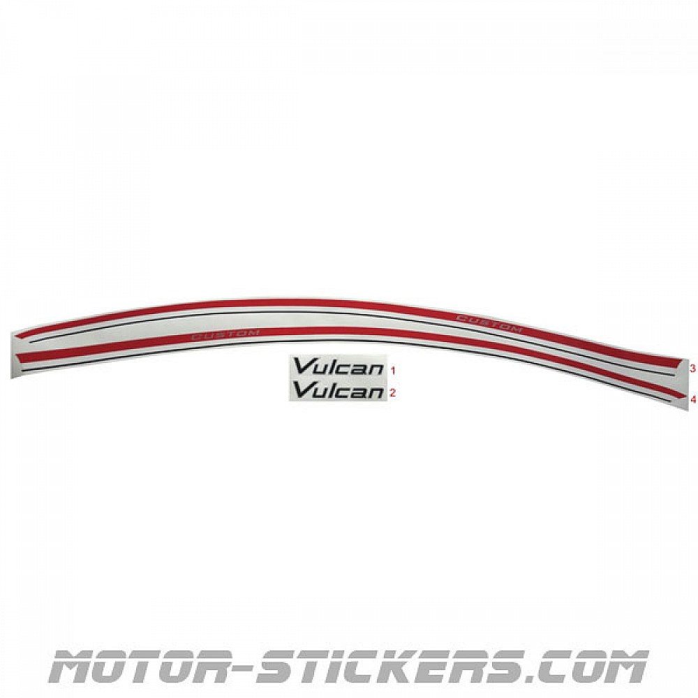 Kawasaki VN 900 Vulcan 2013 decals
