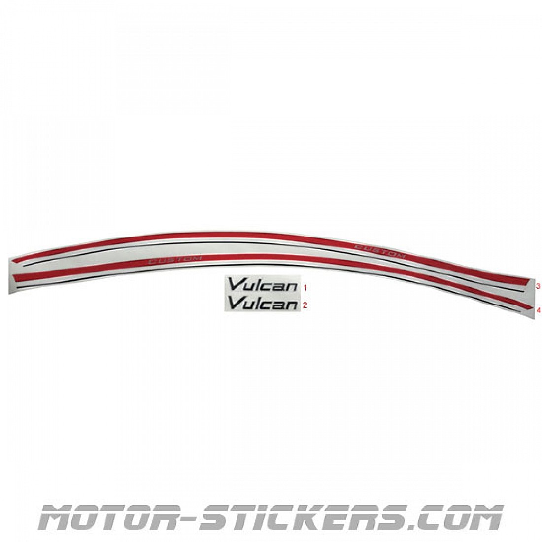 Kawasaki VN 900 Vulcan 2013 decals