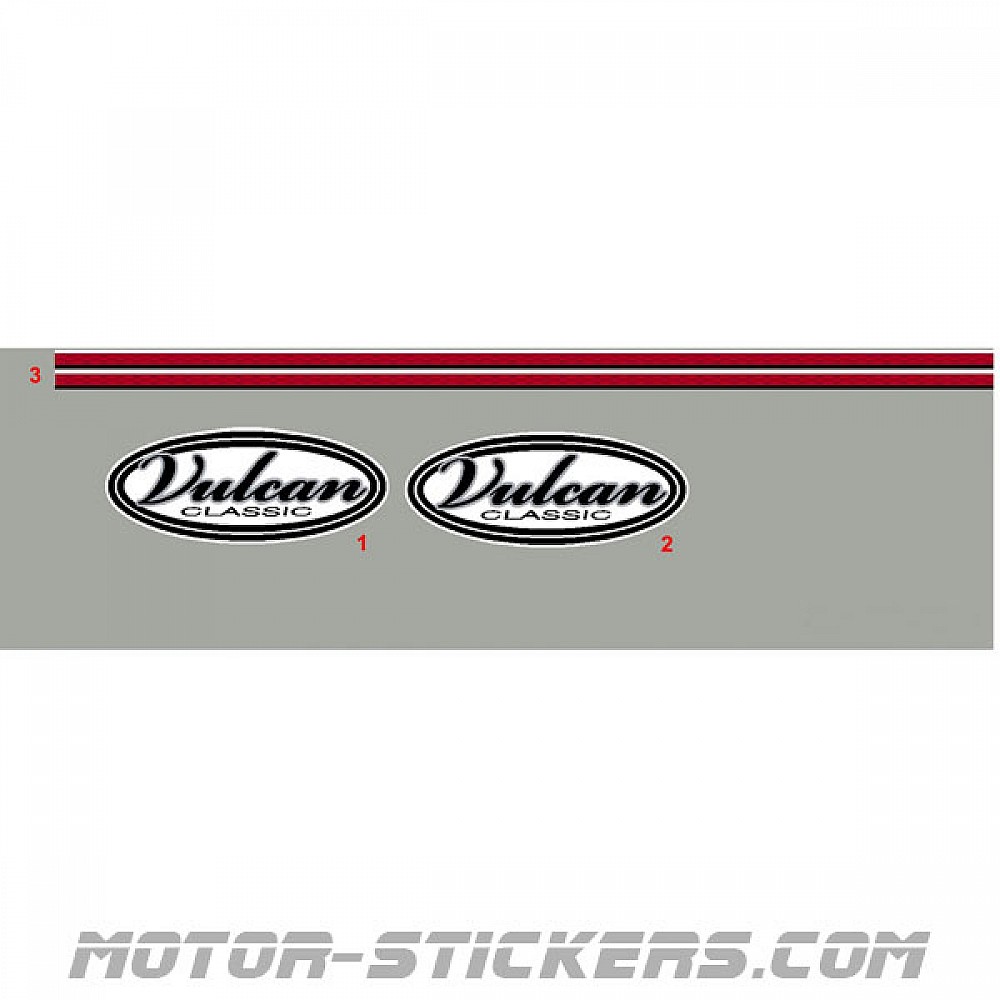Kawasaki VN 900 Vulcan Special Edition 2013 decals