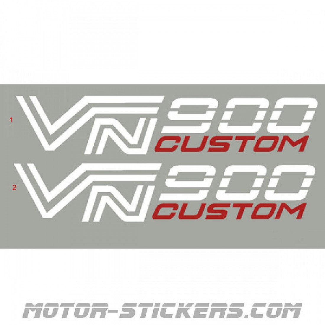 Kawasaki VN 900 Vulcan Custom 2011 decals