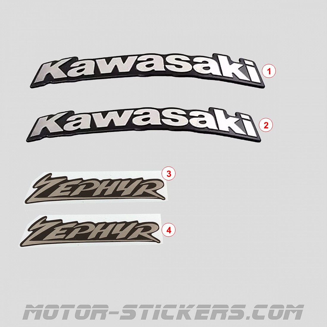 Kawasaki Zephyr 550 '92-1997 pegatinas