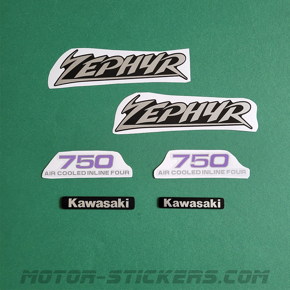 Kawasaki Zephyr 750 1991 decals