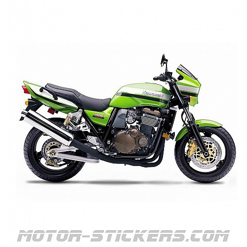 Kawasaki ZRX 1200R 2003 decals