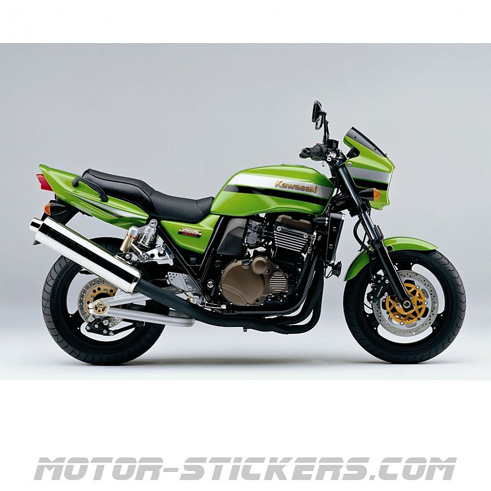 Kawasaki ZRX 1200R 2004 decals