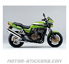 Kawasaki ZRX 1200R 2004 decals