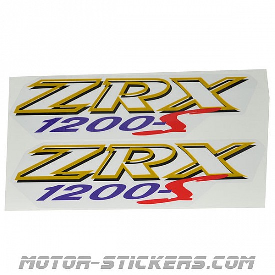 Kawasaki ZRX 1200 2001 decals