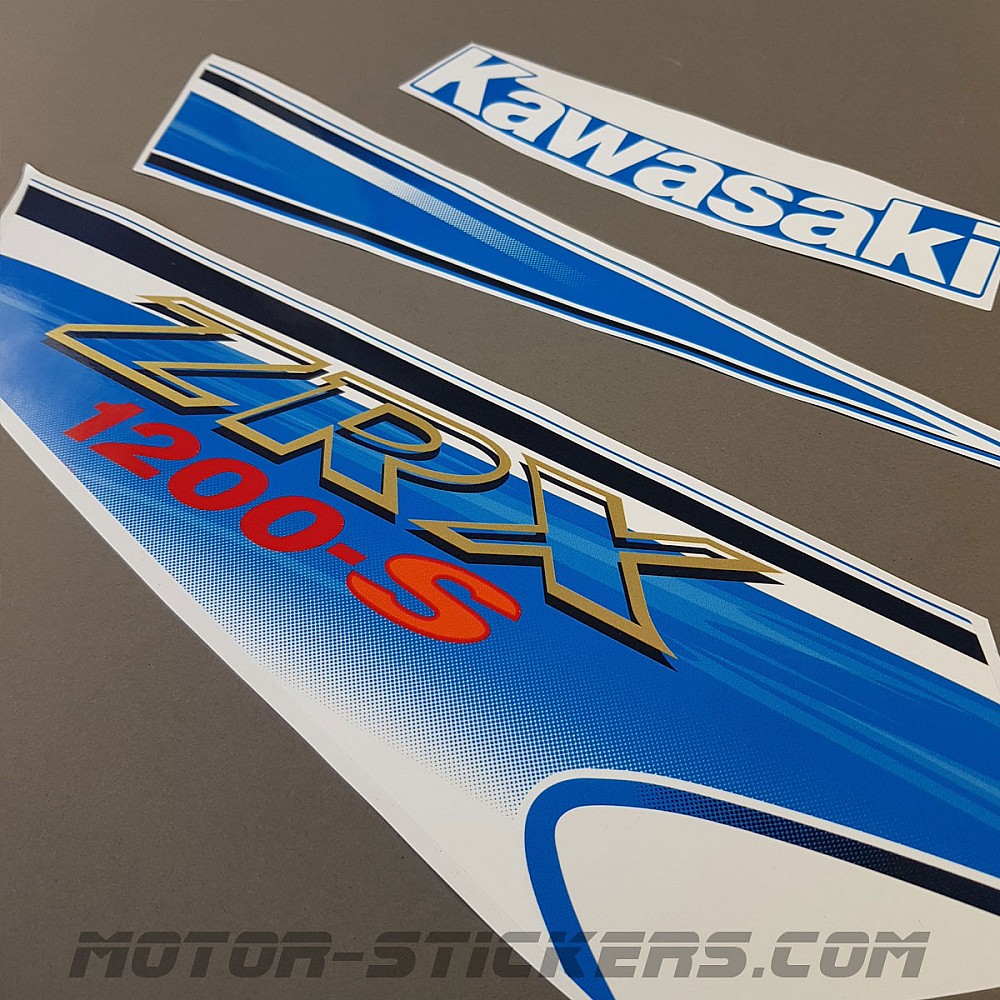 Kawasaki ZRX 1200S 2003 decals