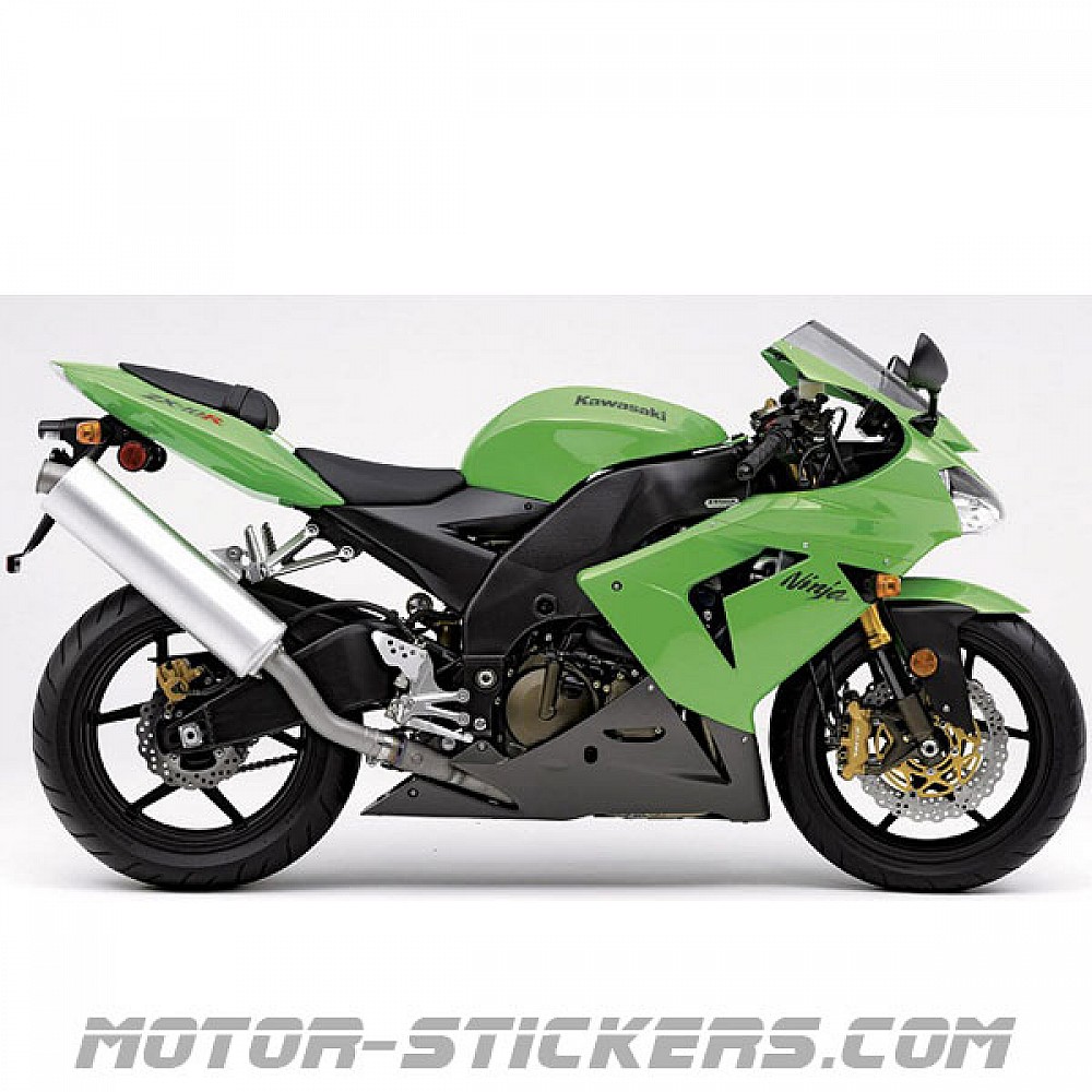 Kawasaki ZX-10R 2005 Aufkleber | Hochwertige Motorradaufkleber
