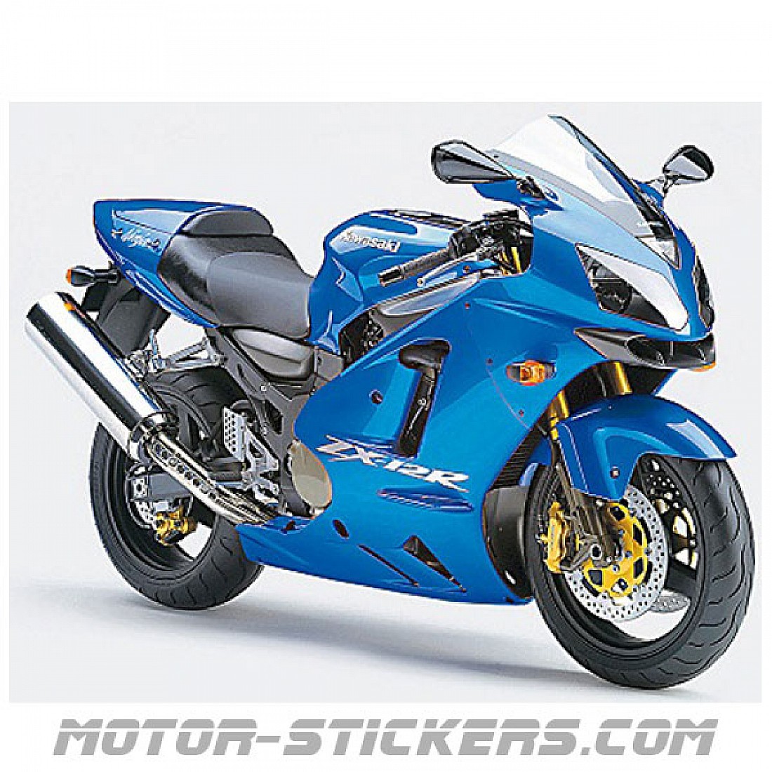 Kawasaki ZX-12R '02-2005 decals | Quality decals & graphics