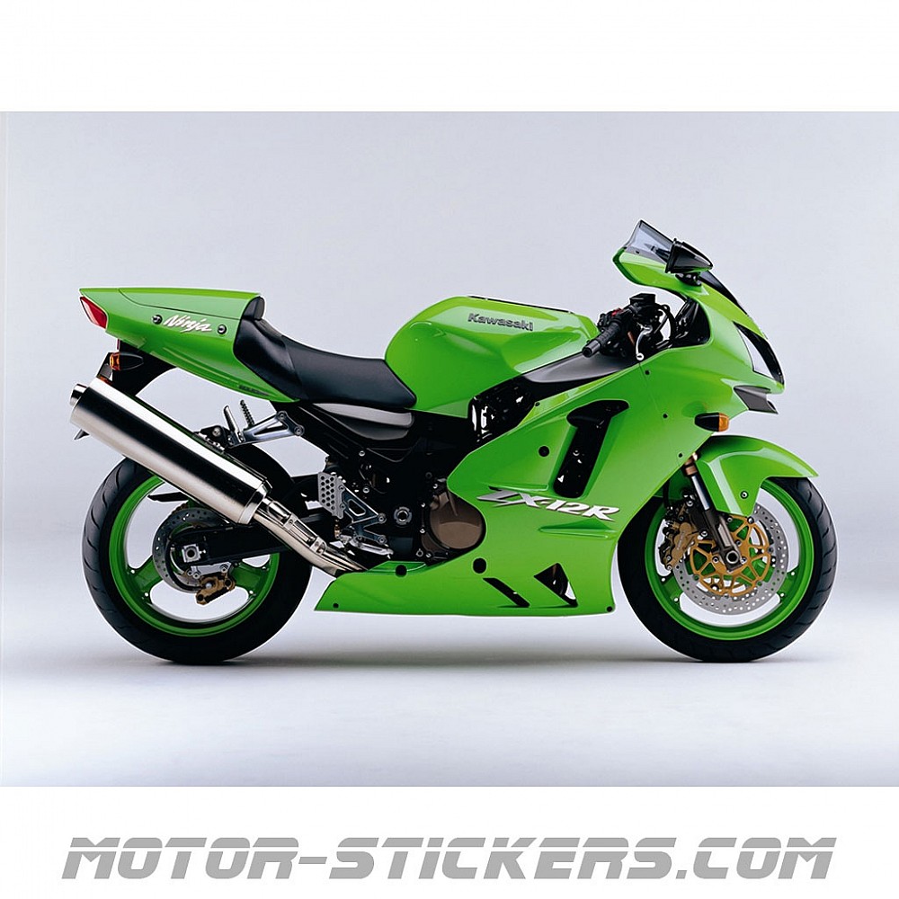Kawasaki ZX-12R 2003 decals