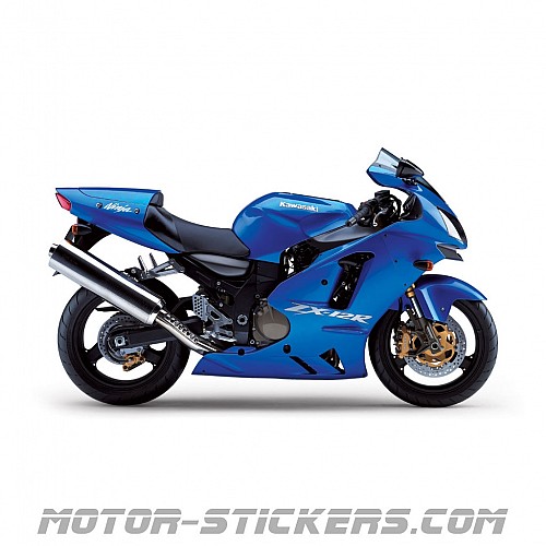 Kawasaki ZX-12R 2004-2005 decals