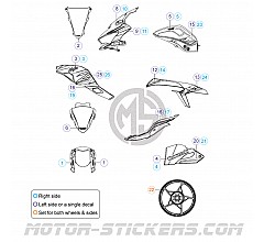 Kawasaki ZX-4RR 2024 decals