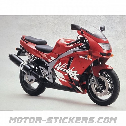 Kawasaki ZX6R decals