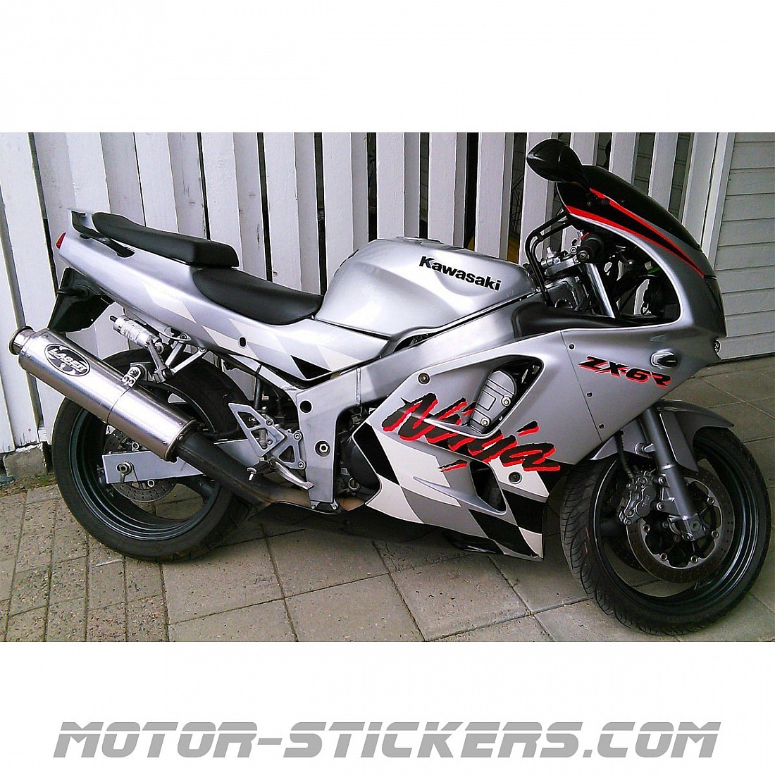 Kawasaki ZX-6R 1997 autocollants