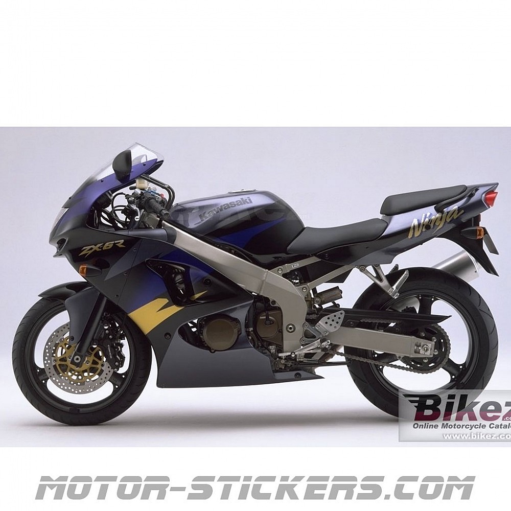 Kawasaki ZX-6R 1998 decals