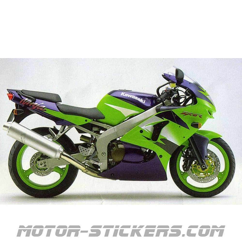 Kawasaki ZX-6R 1998 decals