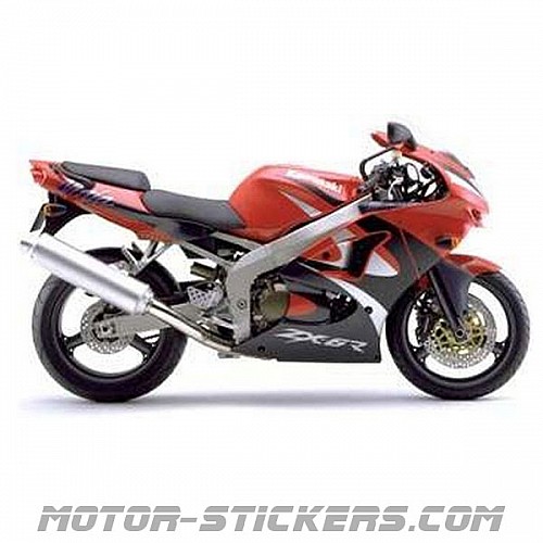 Kawasaki ZX-6R 1999 decals