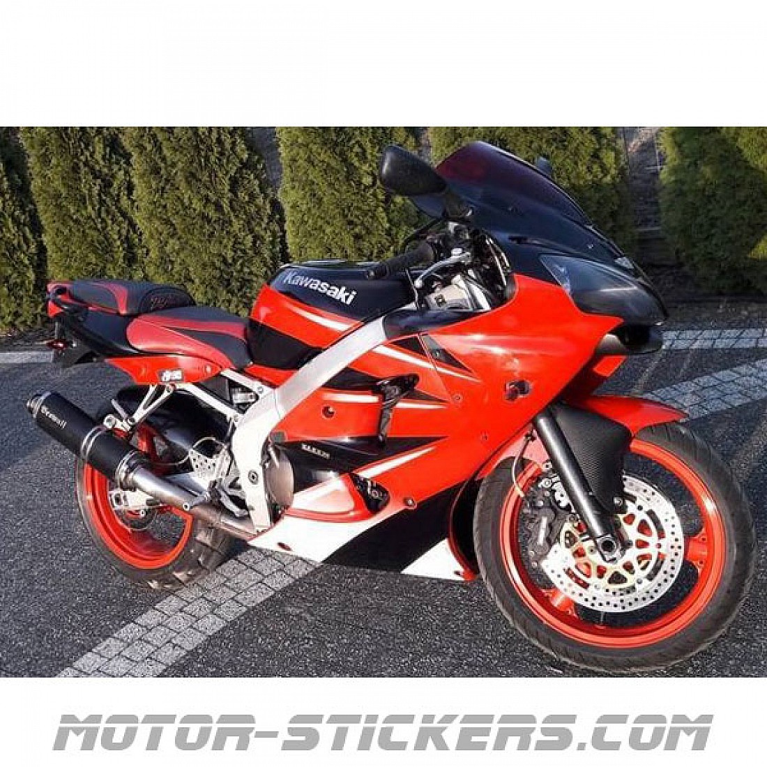 Kawasaki ZX-6R 2000 decals
