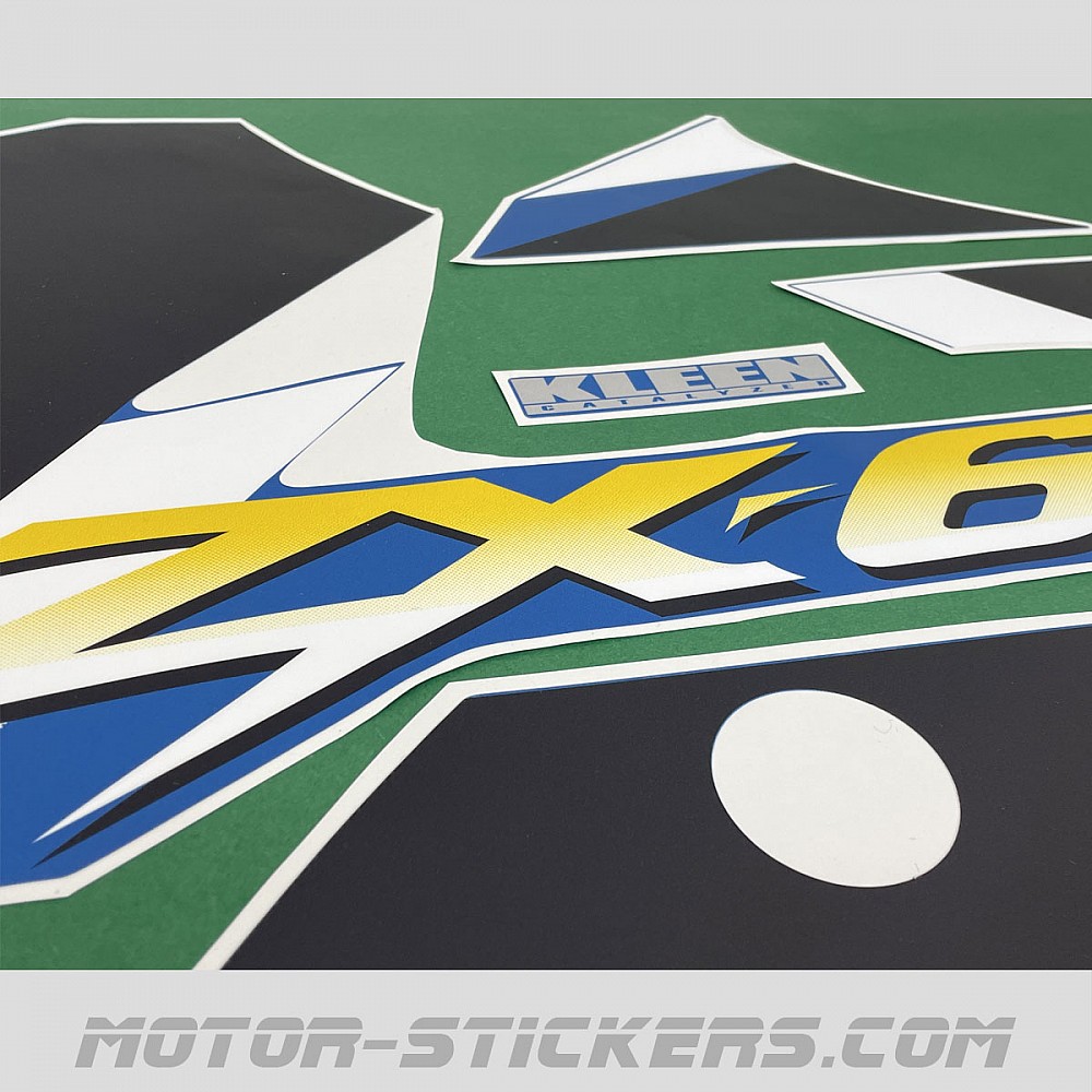 Kawasaki ZX-6R 2001 decals